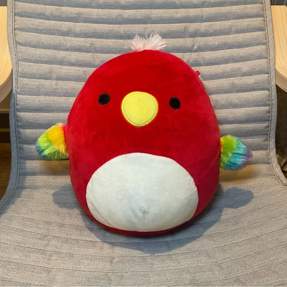 Squishmallows | Toys | Squishmallows 8 Paco The Parrot Red With Rainbow ...